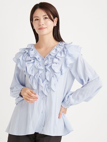 セールアイテムもあり!好印象なBLUE💙の 「襟付き&タイ付き セールアイテムもあり!好印象なBLUE💙の 「襟付き&タイ付き